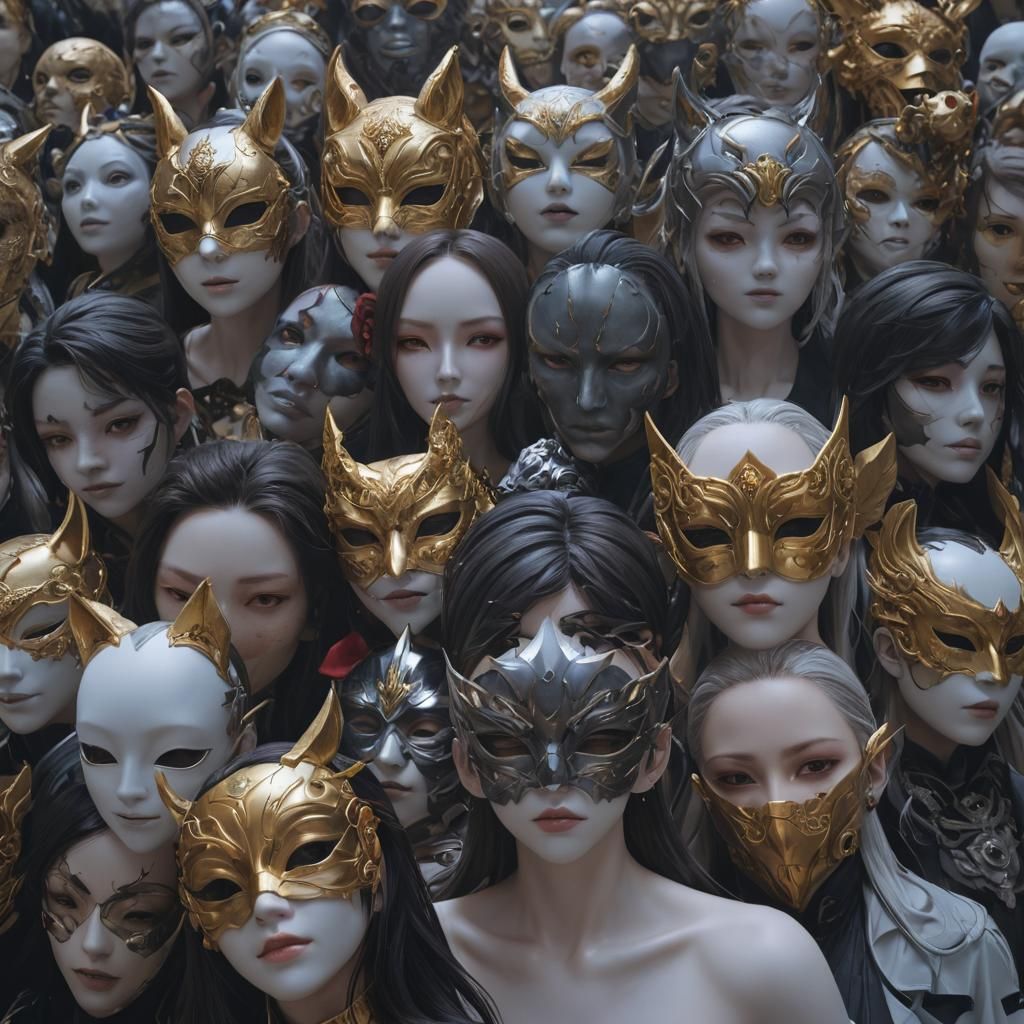 Masks - AI Generated Artwork - NightCafe Creator