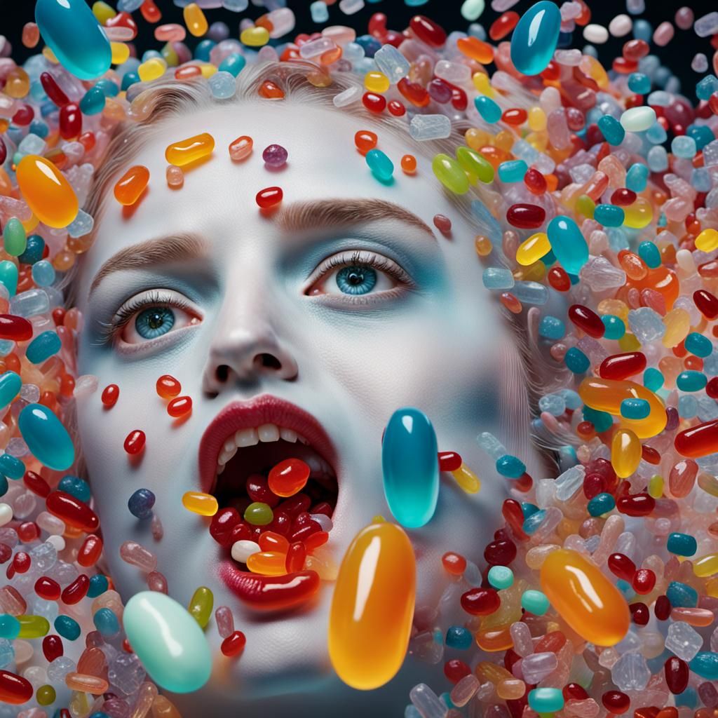 Jelly Bean Hell II - AI Generated Artwork - NightCafe Creator