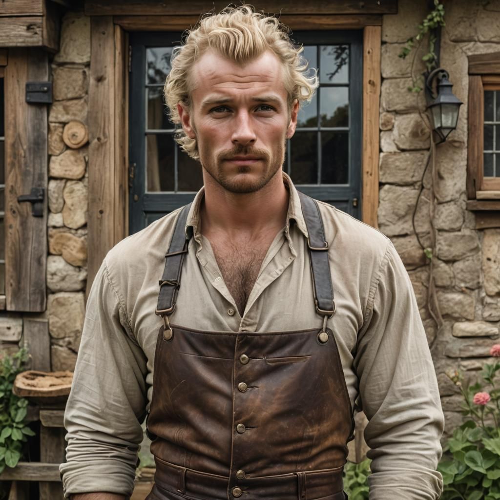 Handsome masculine man - AI Generated Artwork - NightCafe Creator