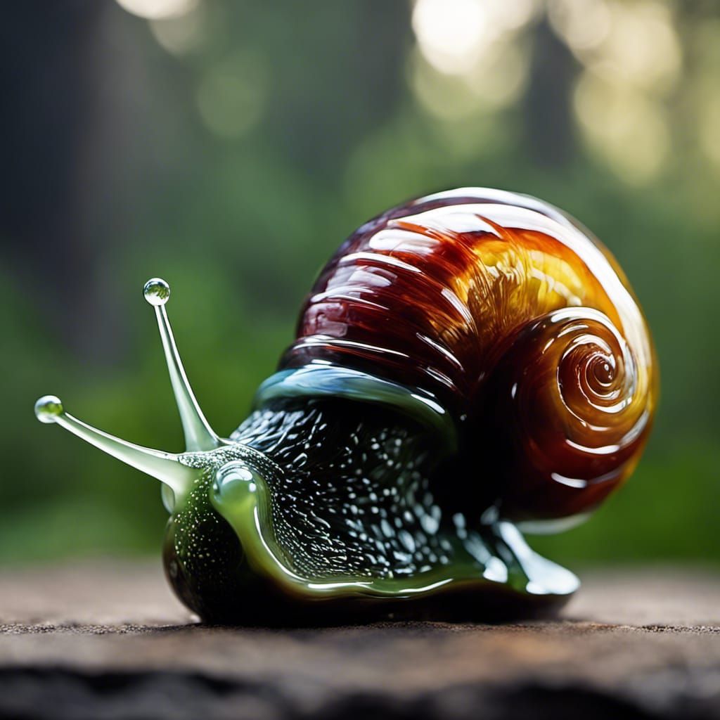 Snail train McGee - AI Generated Artwork - NightCafe Creator