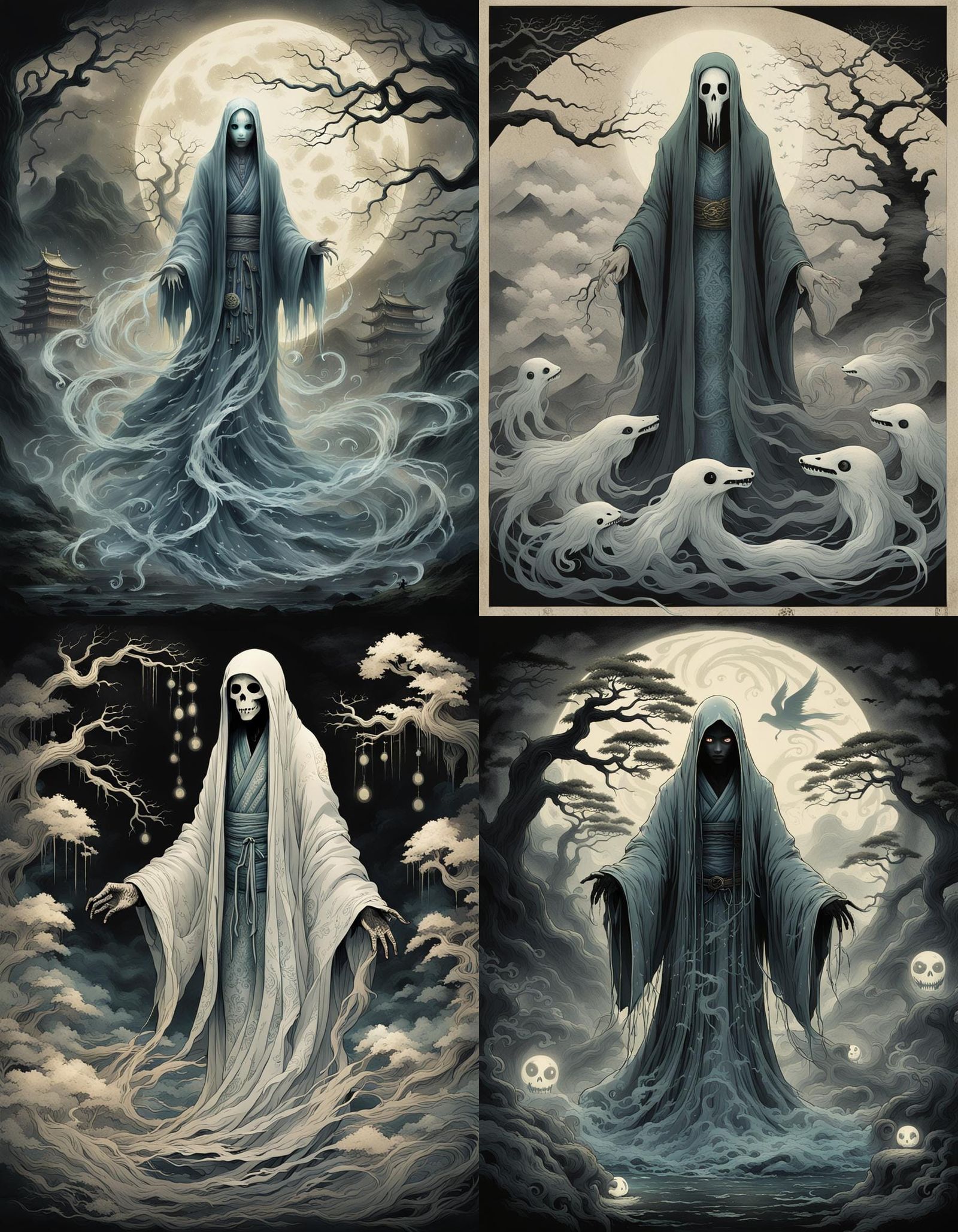 "Venture into the eerie depths of Japanese folklore and conjure a spine ...