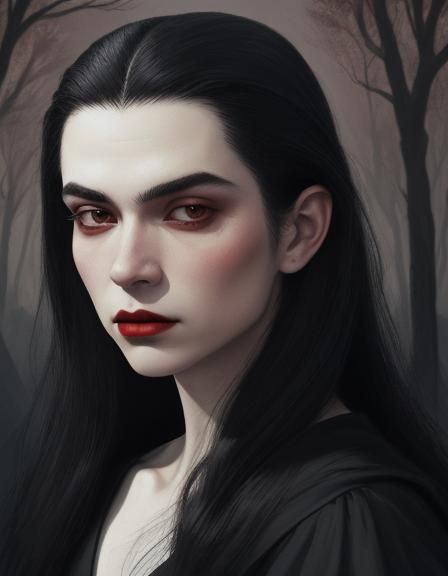 Vampire fashion - AI Generated Artwork - NightCafe Creator