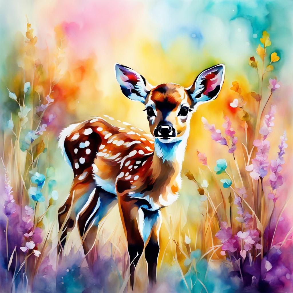 Fawn. - AI Generated Artwork - NightCafe Creator