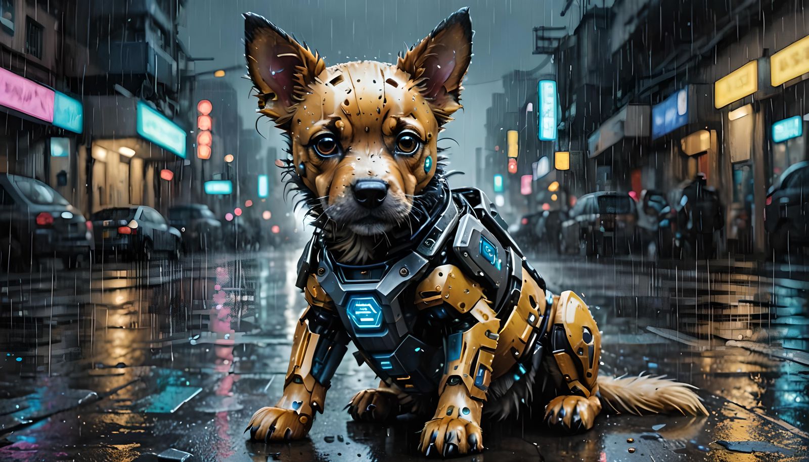 AN ANDROIDS BEST FRIEND - AI Generated Artwork - NightCafe Creator