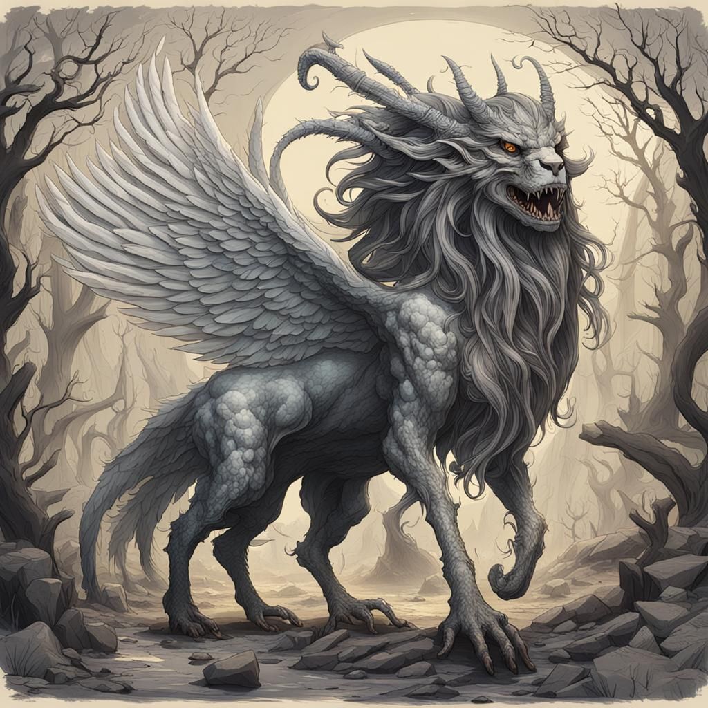A mythical creature pt2 - AI Generated Artwork - NightCafe Creator