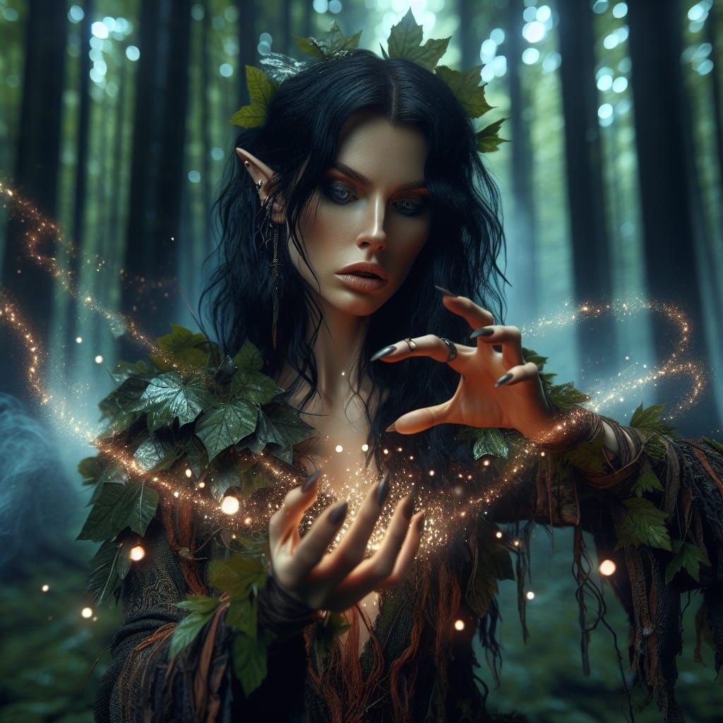 "Druidess Collection" - AI Generated Artwork - NightCafe Creator