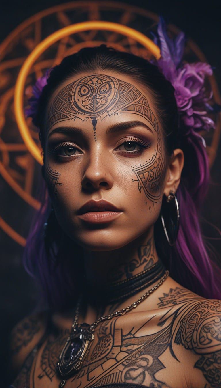 sacred geometry language in energy of mood science portrait, 8k ...