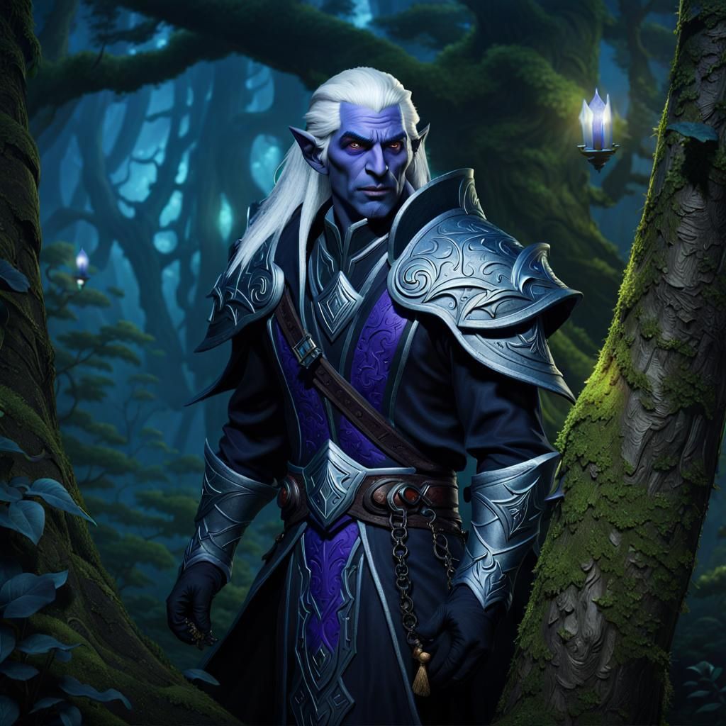 Drow Warlock - AI Generated Artwork - NightCafe Creator