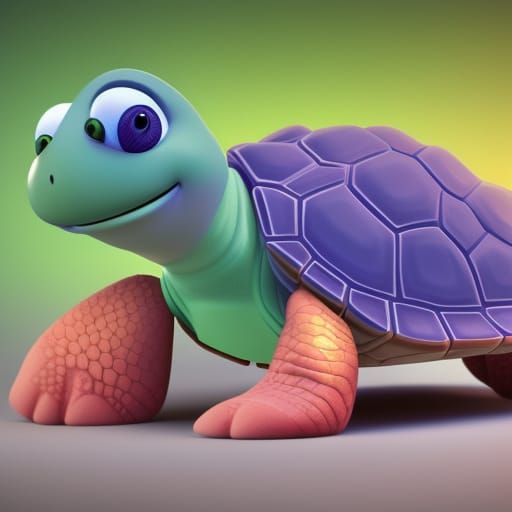 Cute turtle - AI Generated Artwork - NightCafe Creator