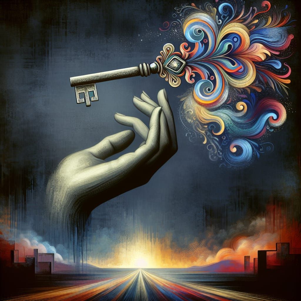 Create a cover art which symbolizes power, ownership, and control. The ...