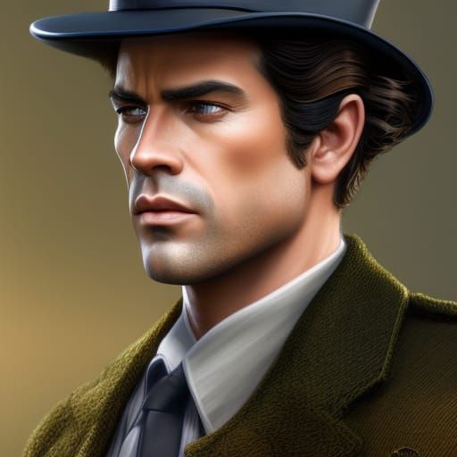 Man in a fancy hat - AI Generated Artwork - NightCafe Creator