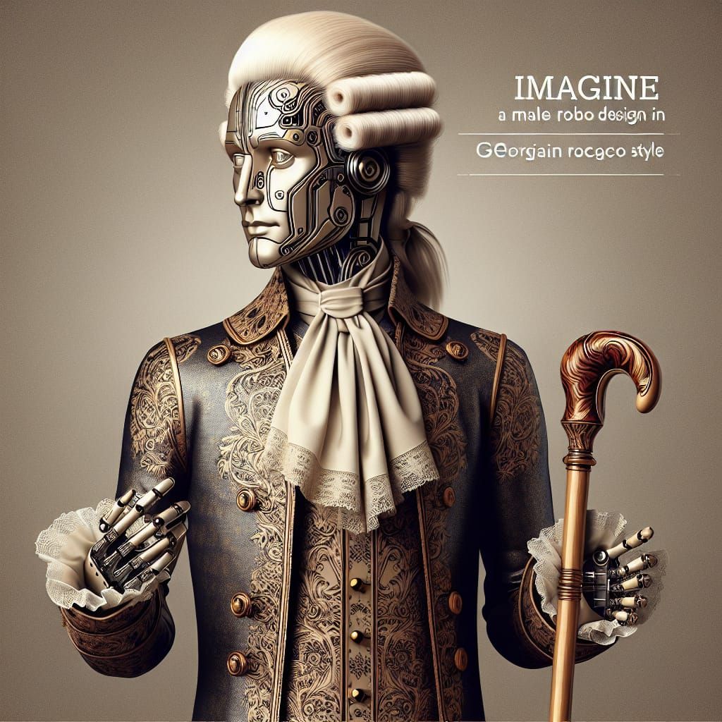 rococo robot - AI Generated Artwork - NightCafe Creator