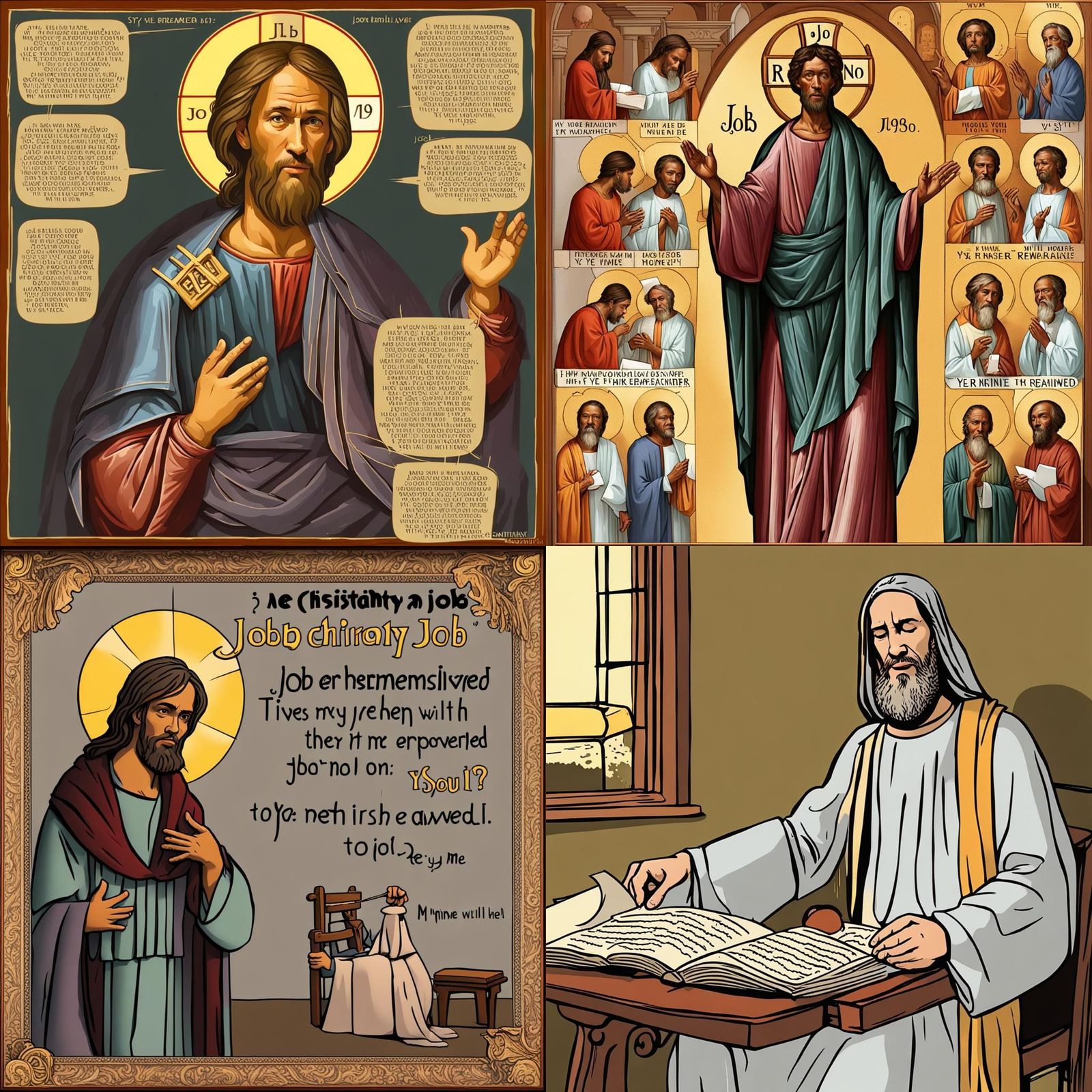 Christianity Job 19:Job Replies: My Redeemer Lives [1] Then Job ...