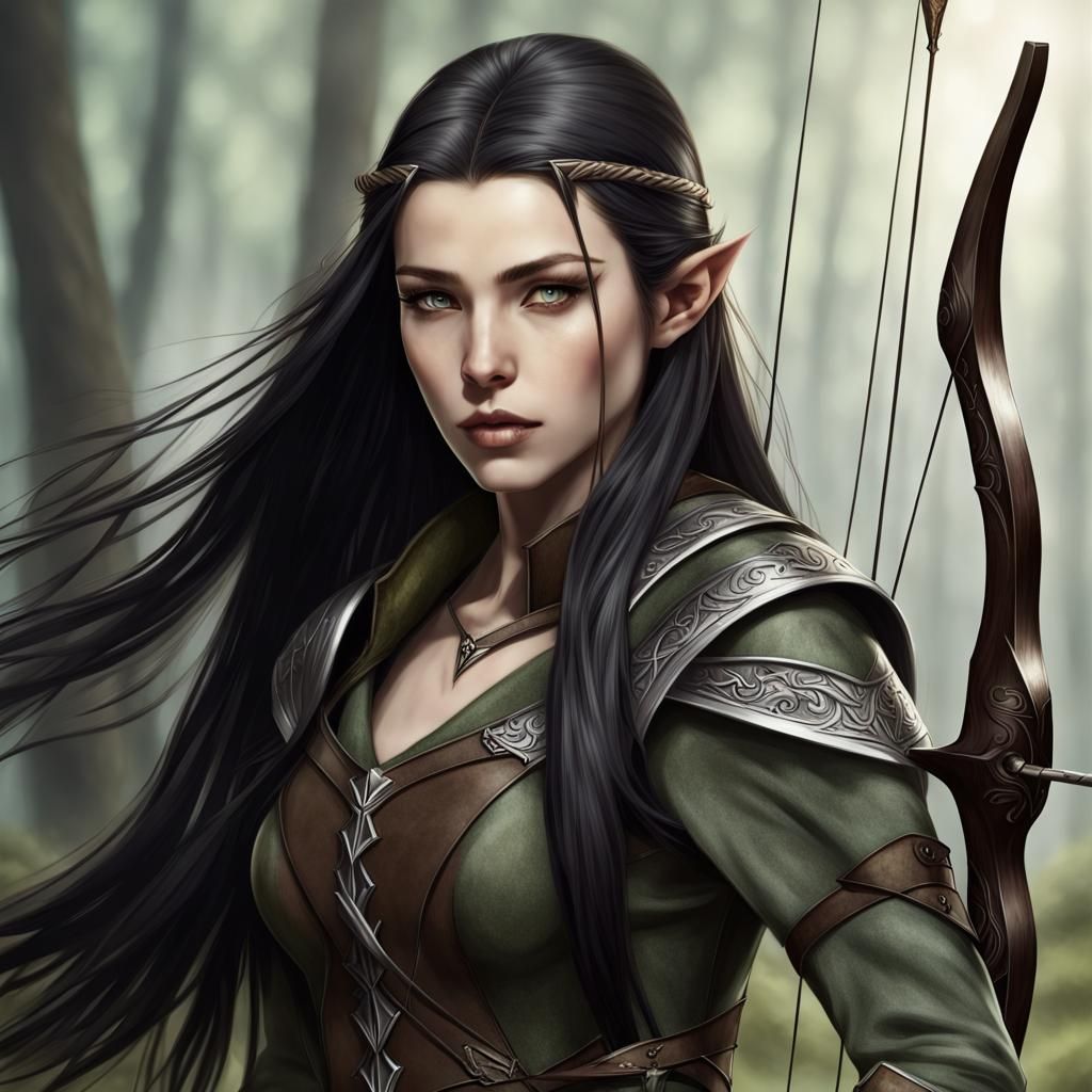 Elven Archer - AI Generated Artwork - NightCafe Creator