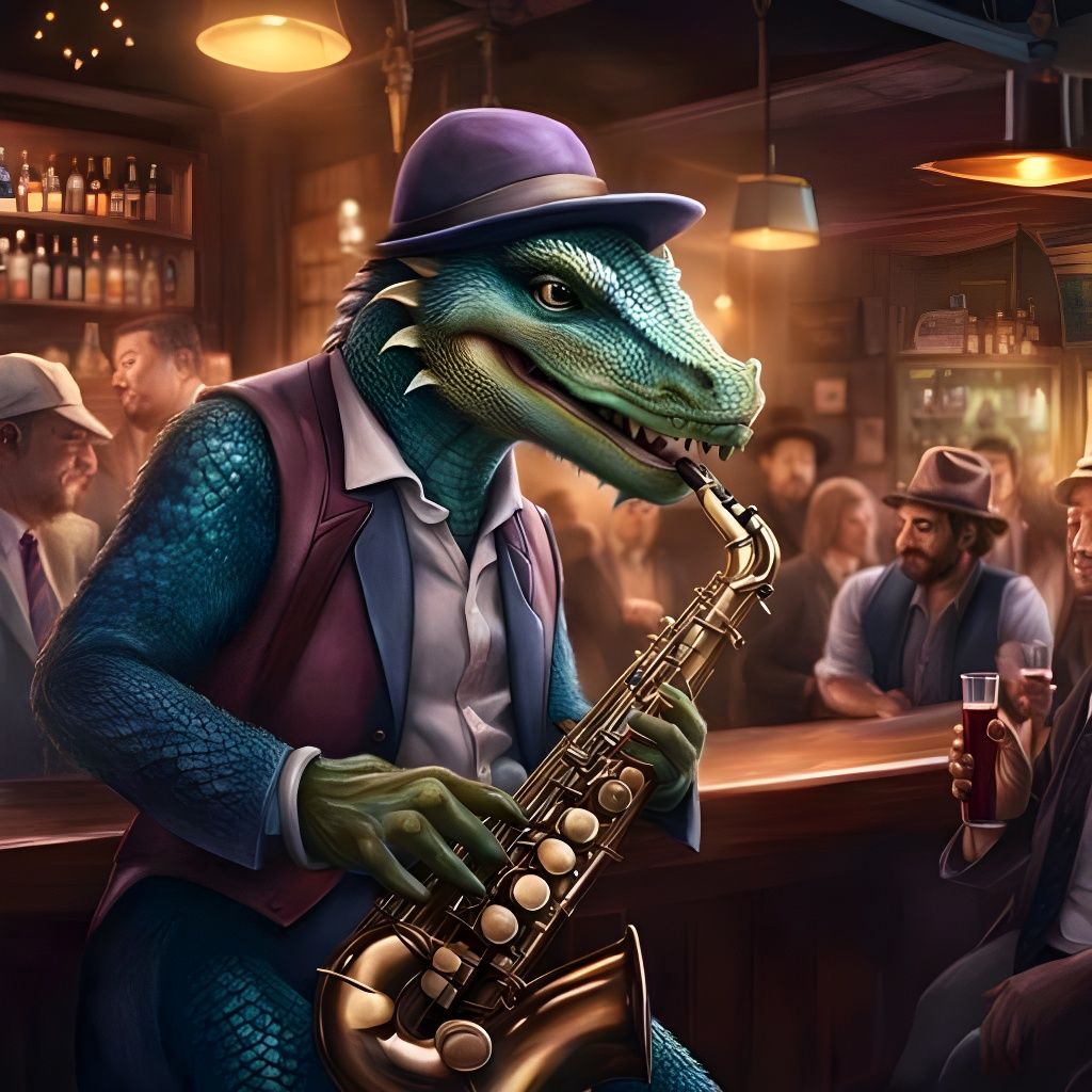 DC: The Lounge Lizard. - AI Generated Artwork - NightCafe Creator