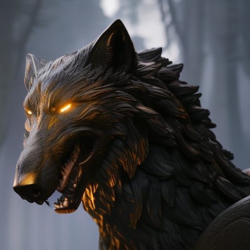 The wolf within - AI Generated Artwork - NightCafe Creator