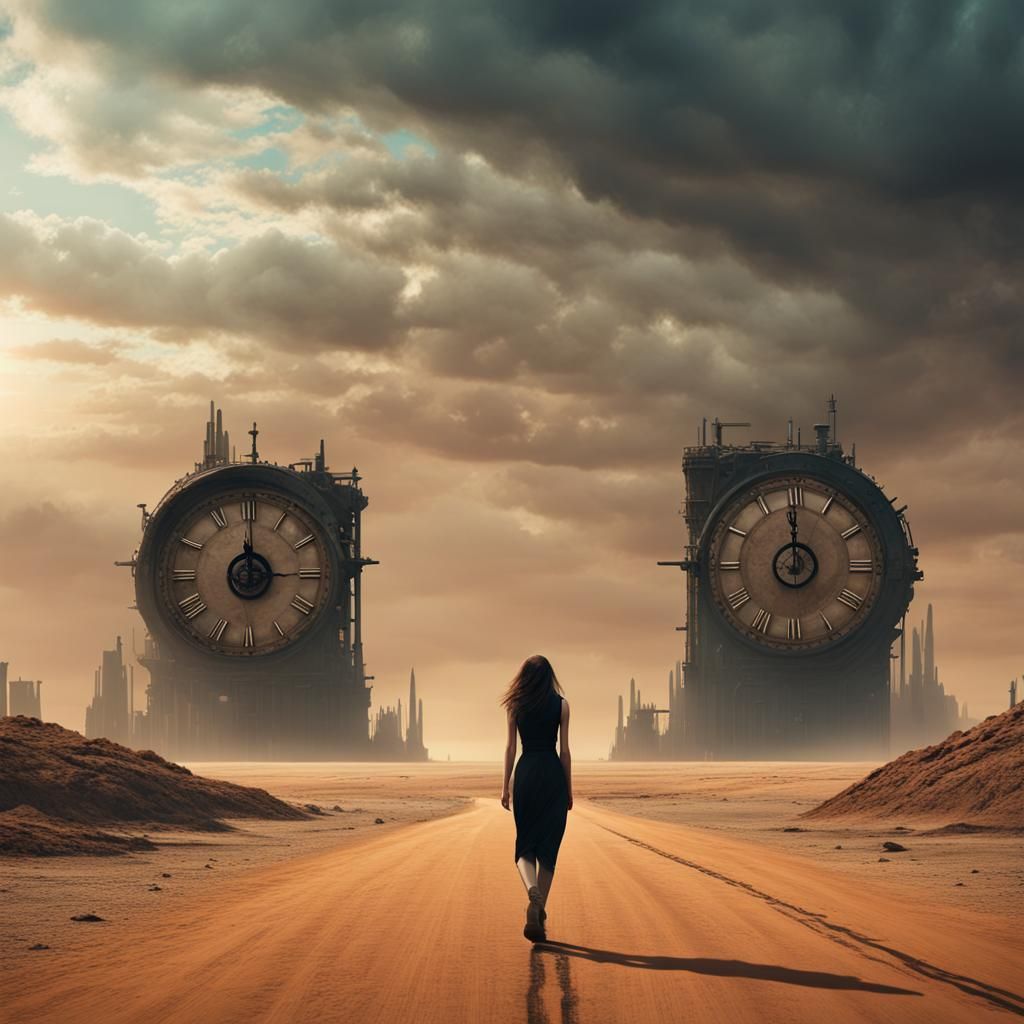 The end of her journey - AI Generated Artwork - NightCafe Creator