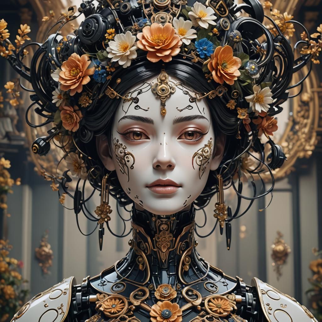 Android woman - AI Generated Artwork - NightCafe Creator