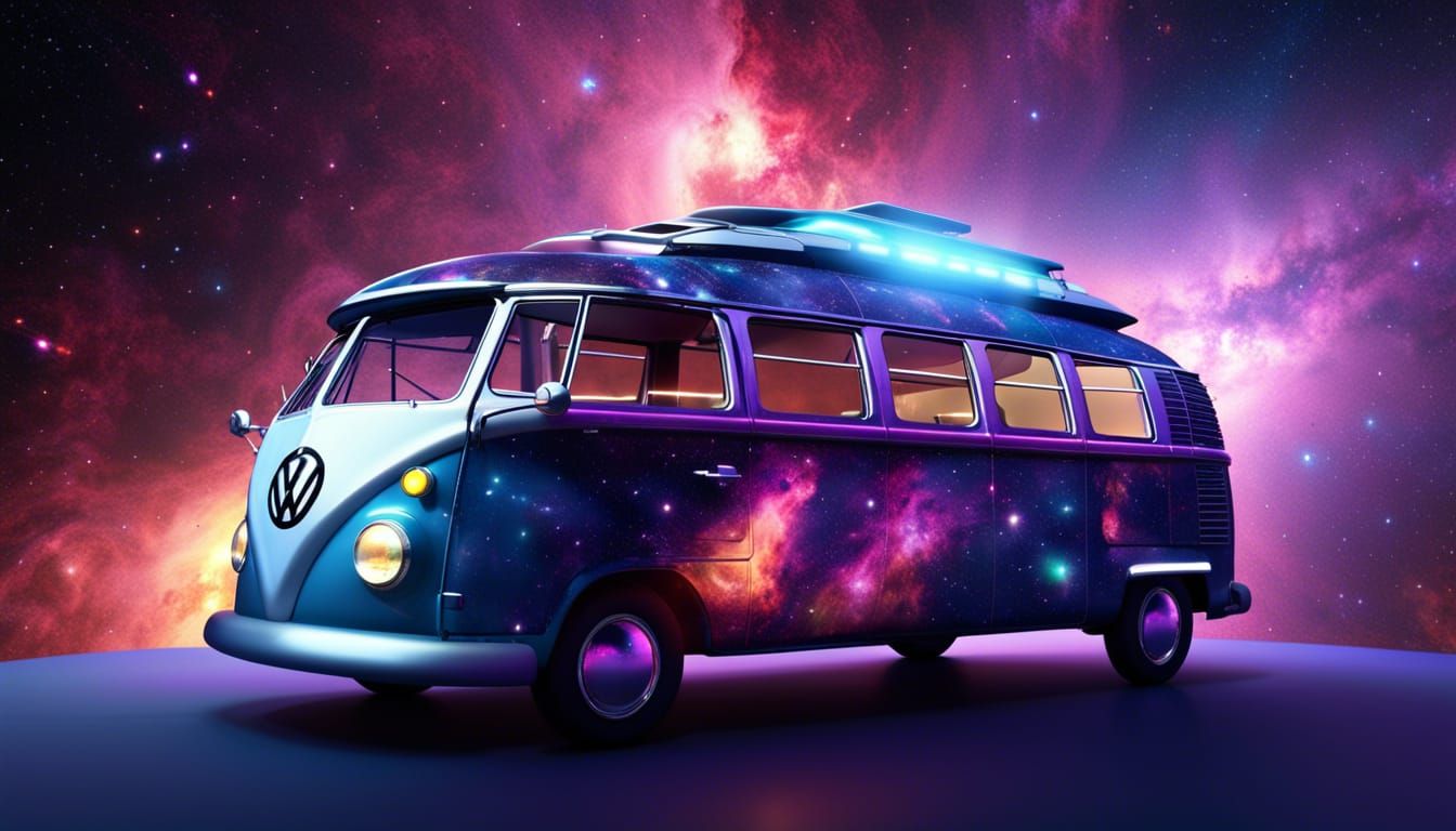 VW Microbus Model 2525 A.D.E. - AI Generated Artwork - NightCafe Creator