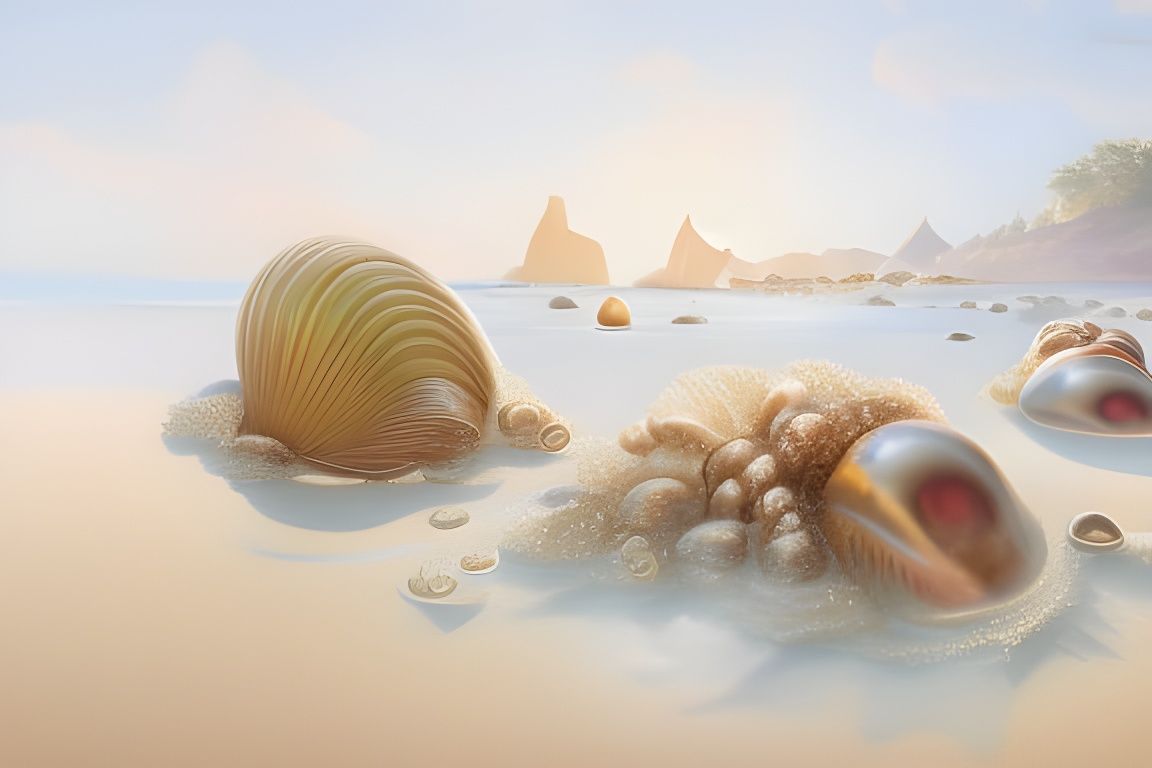Big Sea Shells - AI Generated Artwork - NightCafe Creator