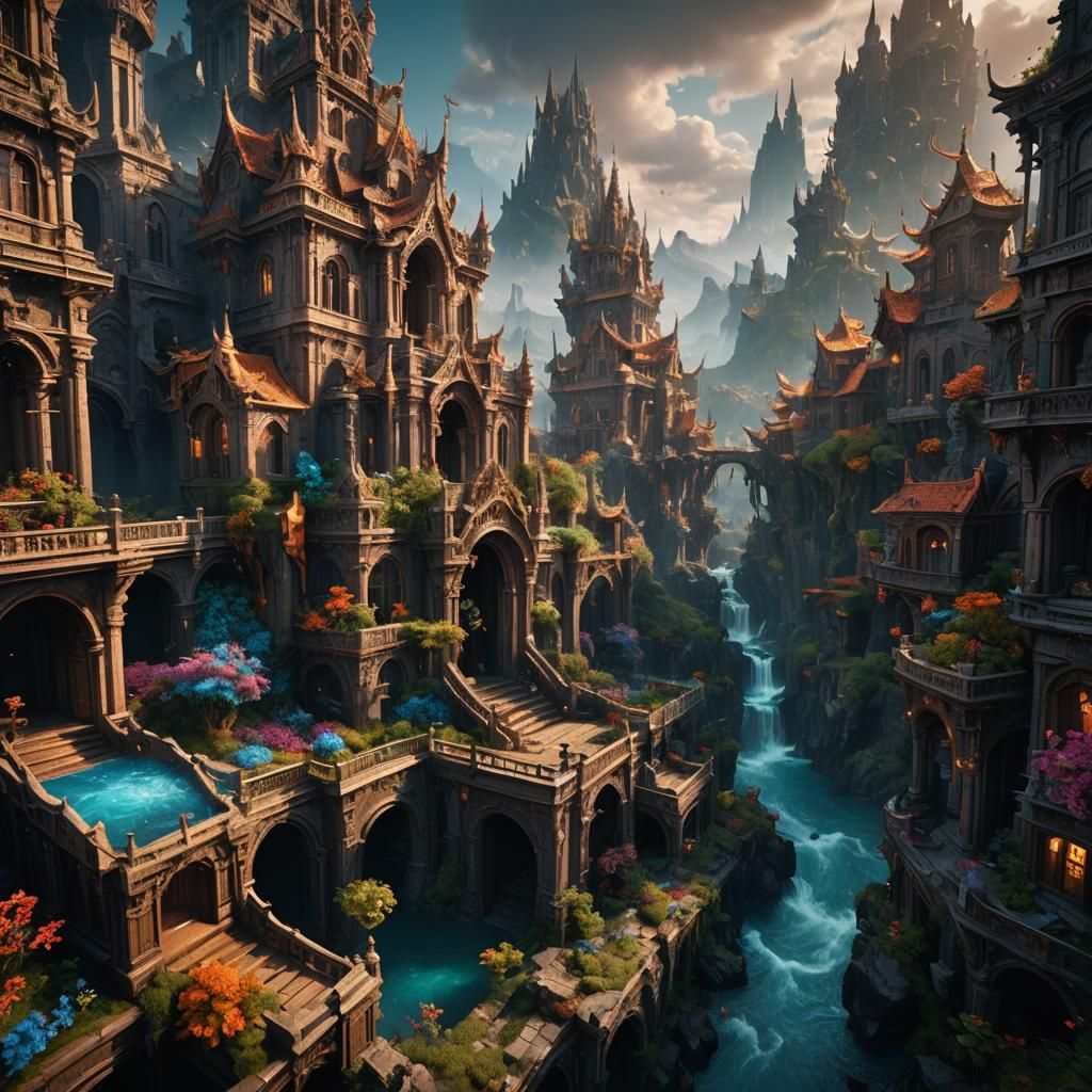 Beautiful chaos - AI Generated Artwork - NightCafe Creator