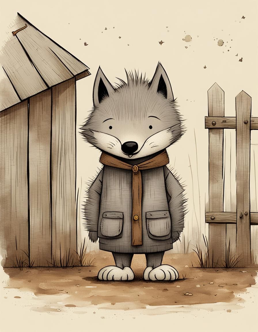 Waiting for dinner at the Chicken Shack - AI Generated Artwork ...