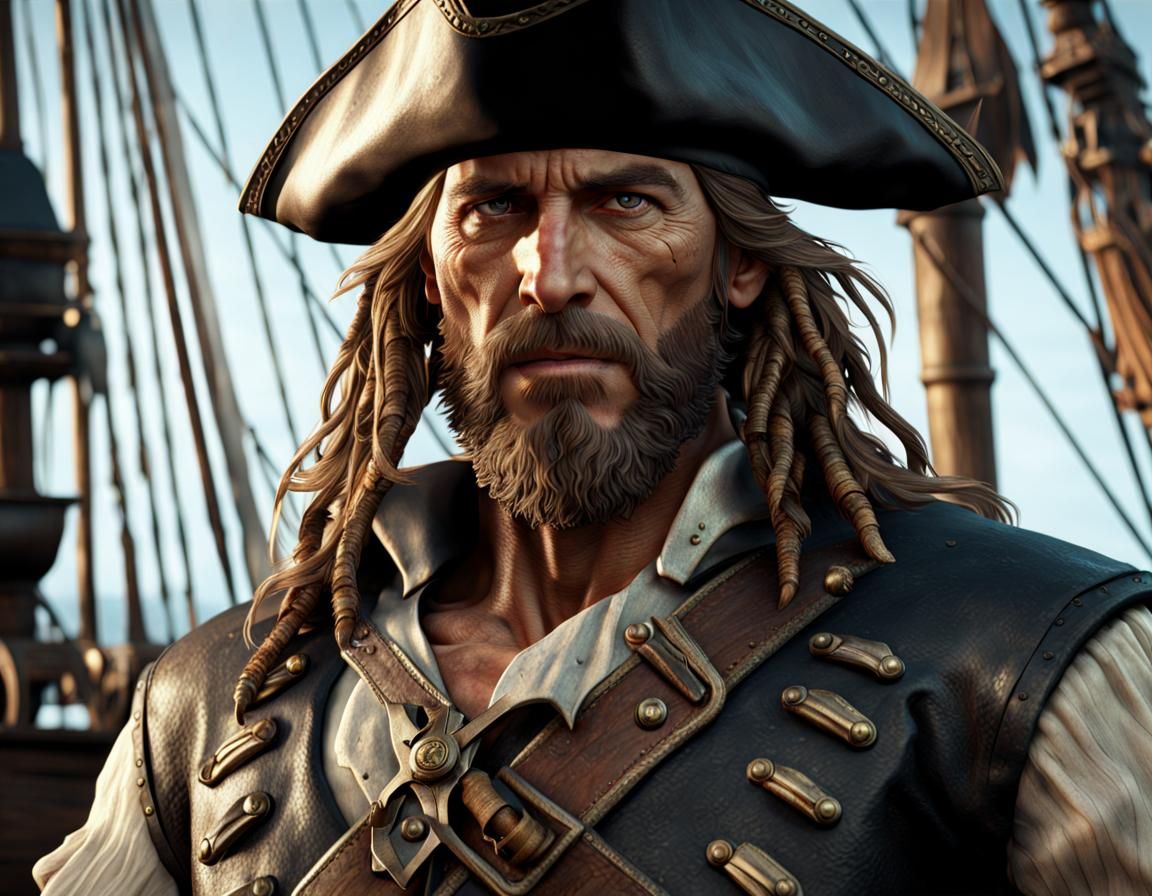 Pirate Series: Charles Vane - AI Generated Artwork - NightCafe Creator