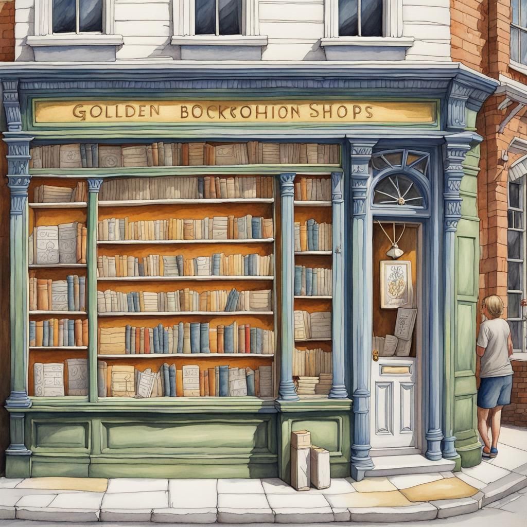 The Bookstore - AI Generated Artwork - NightCafe Creator