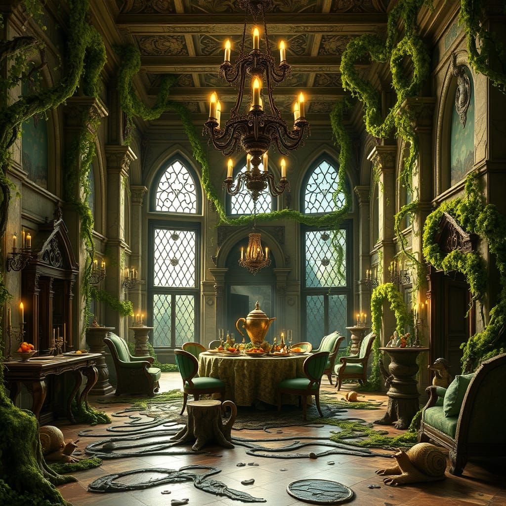 he Swamp-ified Castle: - Elegant Swamp Castle in Whimsical M...
