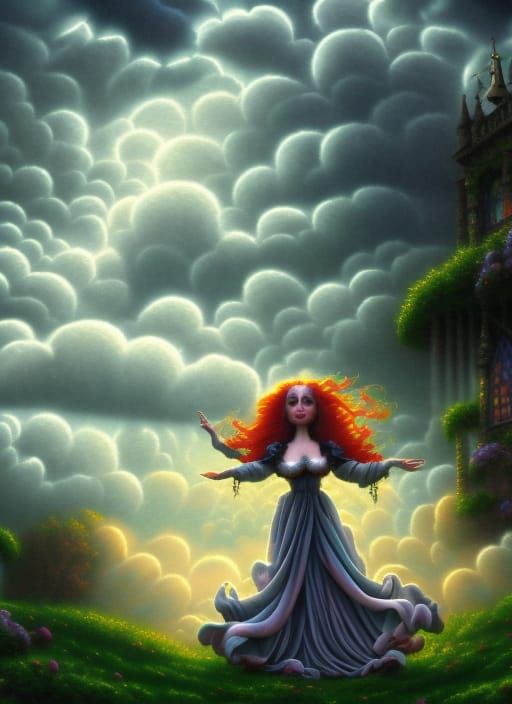 Cloud princess III - AI Generated Artwork - NightCafe Creator
