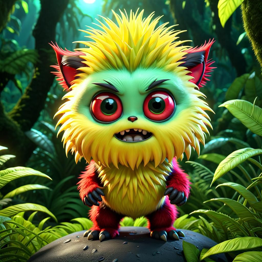 chibi monster II - AI Generated Artwork - NightCafe Creator