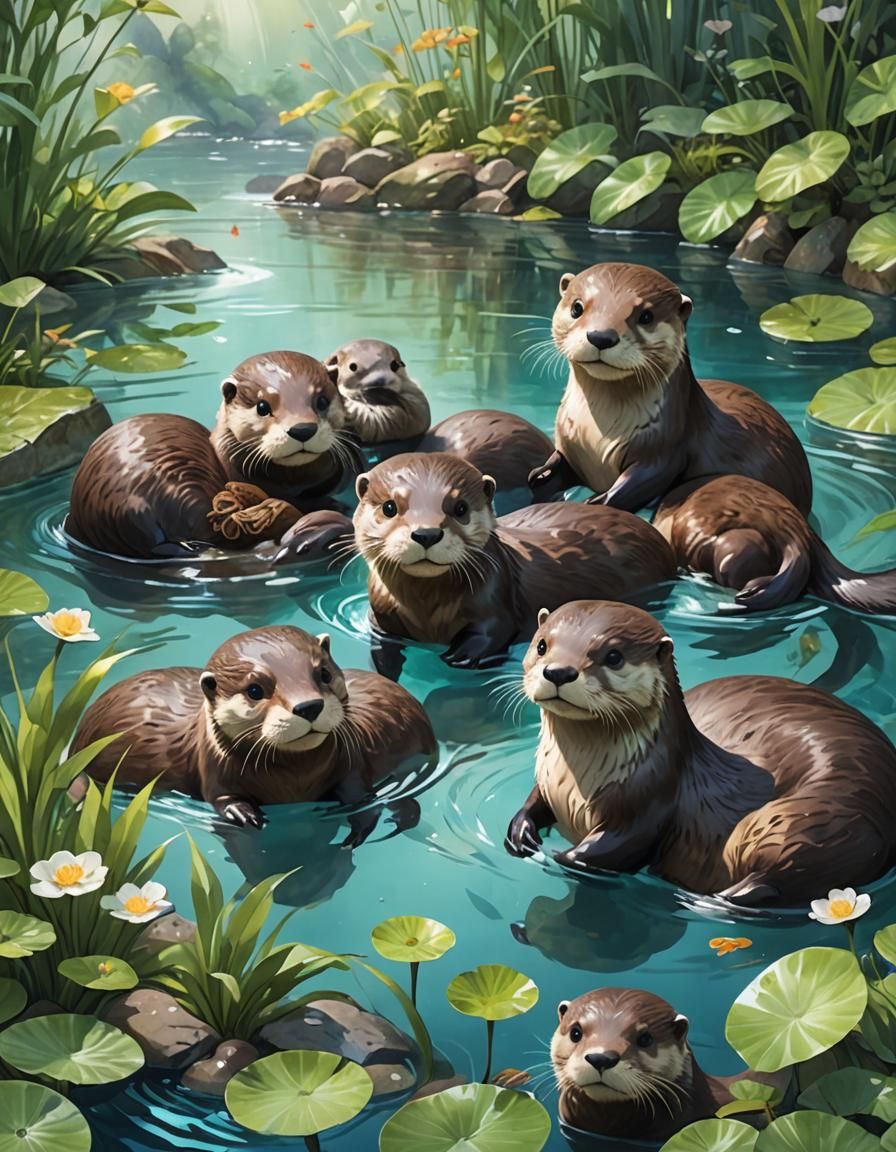 Otter - AI Generated Artwork - NightCafe Creator