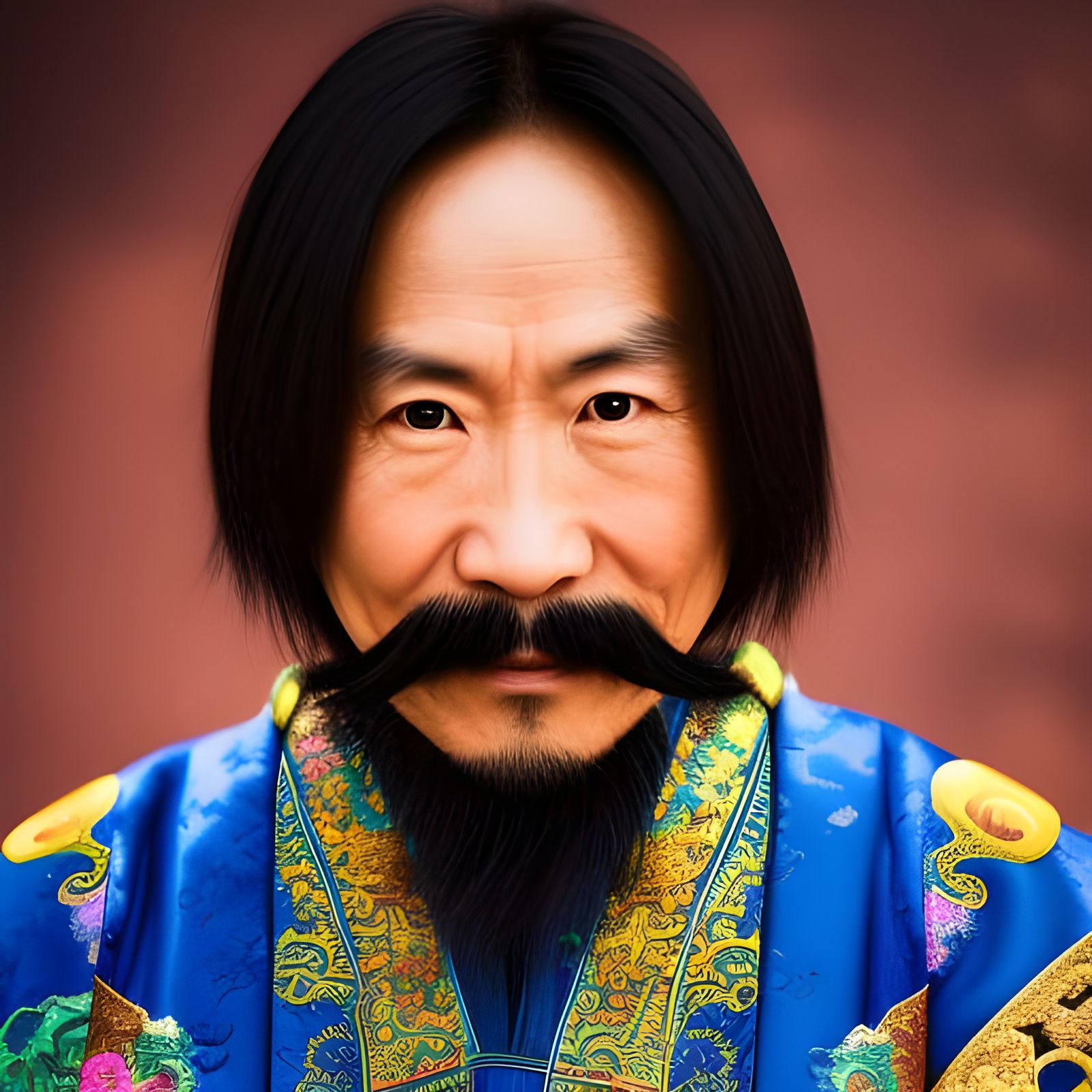 Moustache Maketh Man Sensei 2 - AI Generated Artwork - NightCafe Creator