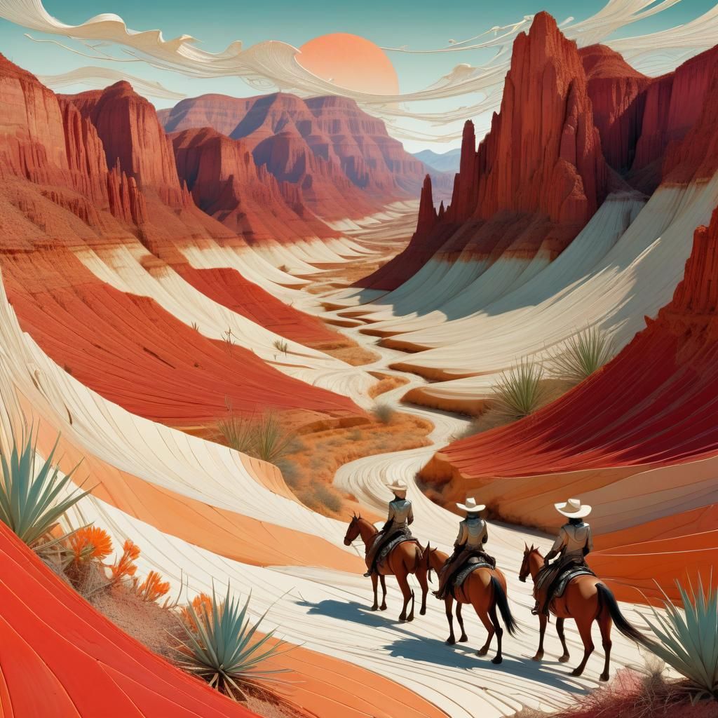 Canyon in the Arizona desert - AI Generated Artwork - NightCafe Creator