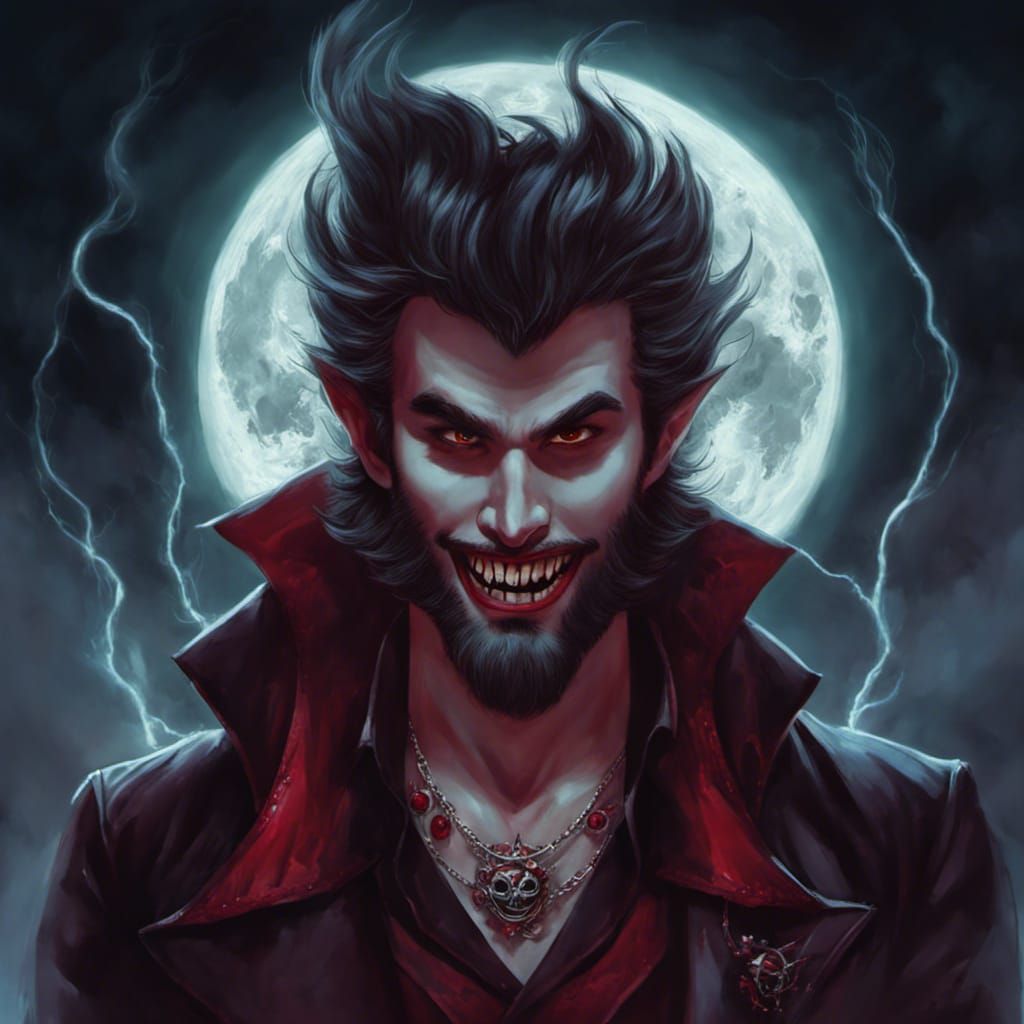 The handsome warlock - AI Generated Artwork - NightCafe Creator