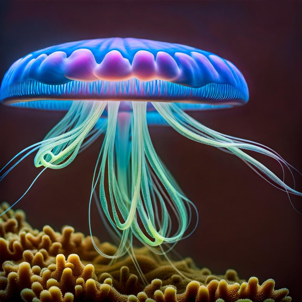 alien jellyfish - AI Generated Artwork - NightCafe Creator