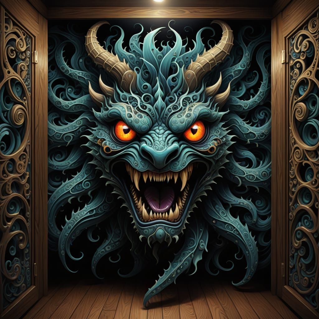 The Thing in the Closet - Ethereal Beast Emerges from Shadow...