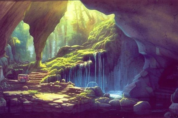 cozy grotto - AI Generated Artwork - NightCafe Creator