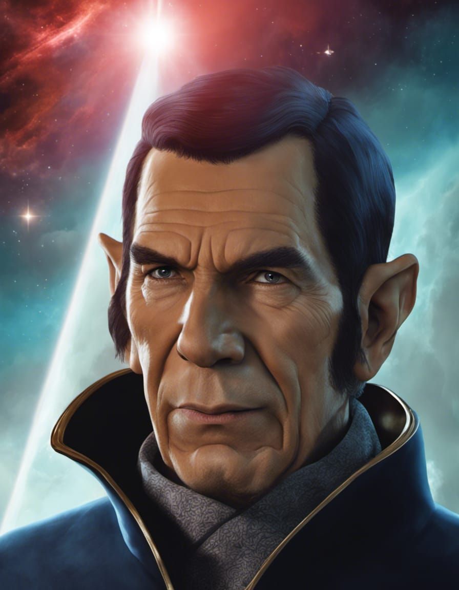 Insanely_detailed_screen capture of "Star Trek" séries. Leonard Nimoy ...