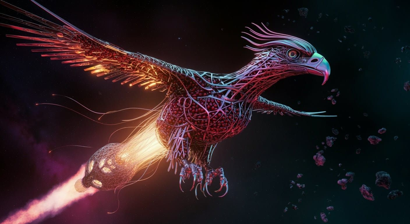 Phoenix The Biological Starship That Flies The Cosmos Defending The ...