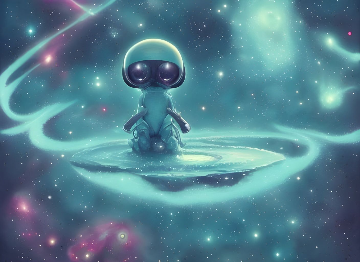 Limpid pool of Time - AI Generated Artwork - NightCafe Creator