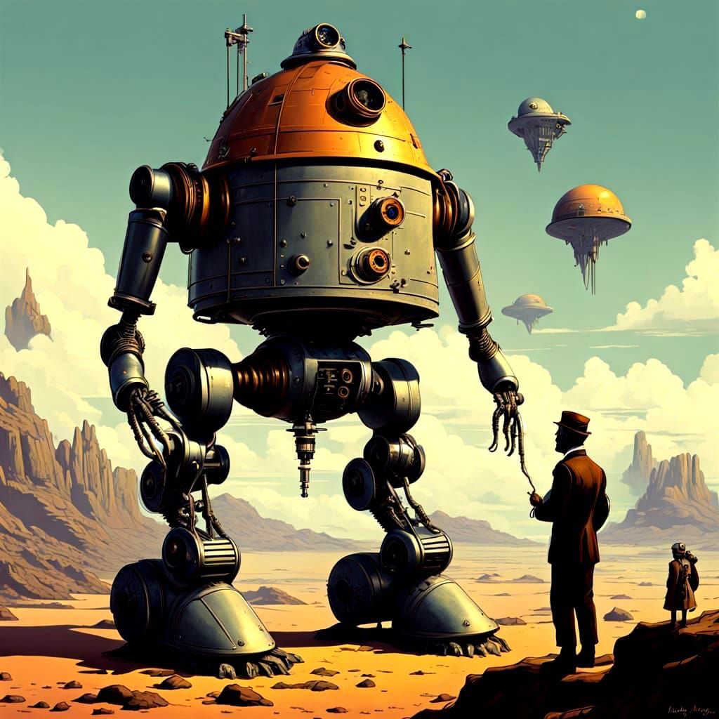 Retroweird scifi jules verne robot - Retroweird scifi jules ...