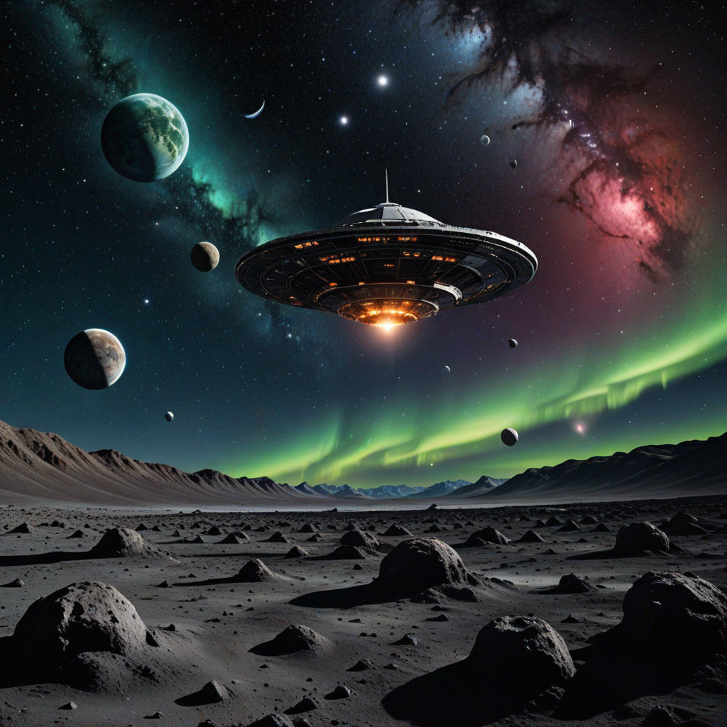 Hyper Realistic Photograph of Miniature Alien Spac... - AI Art