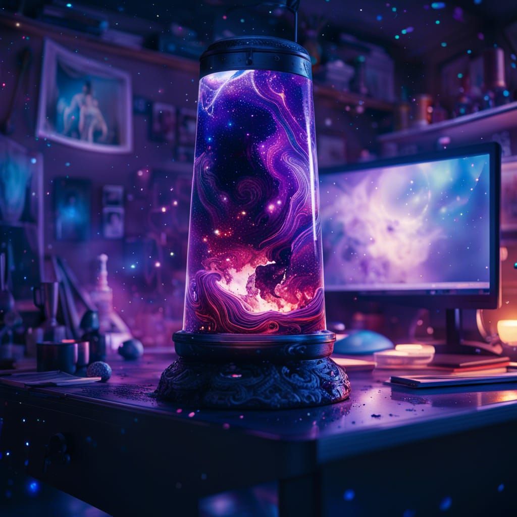 Cosmic Lava Lamp - AI Generated Artwork - NightCafe Creator