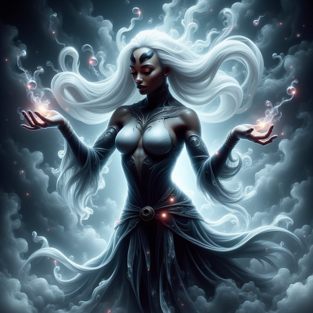 Controlling The Elements - Regal Storm Goddess Summons Elem...