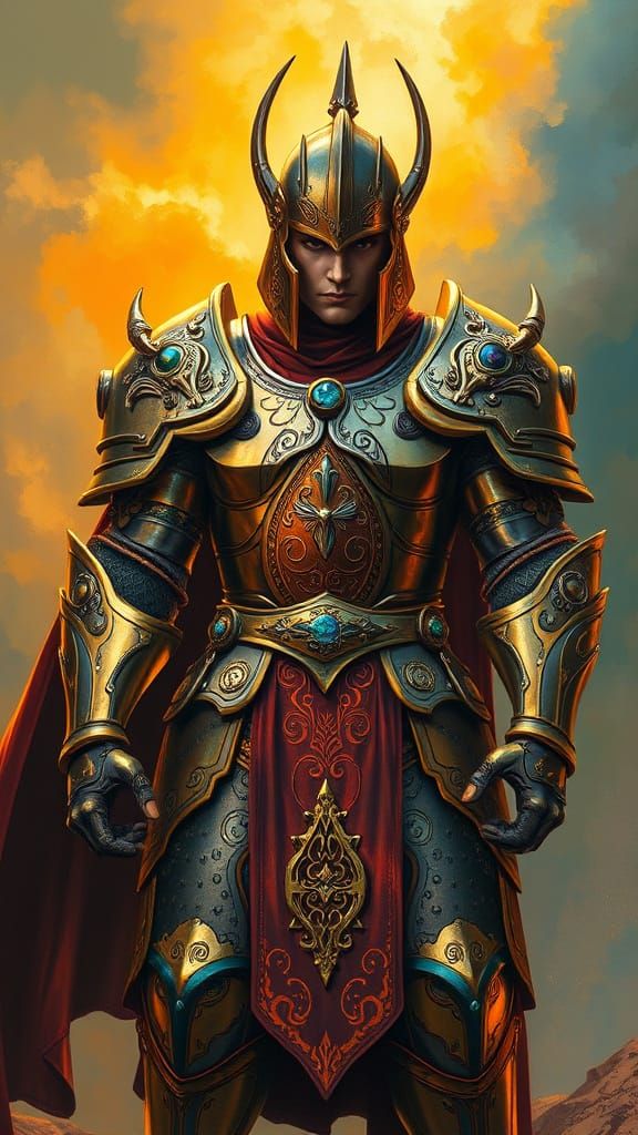 Goliath Fighter Resolute Studio Ghibli complementary colors deep color ...