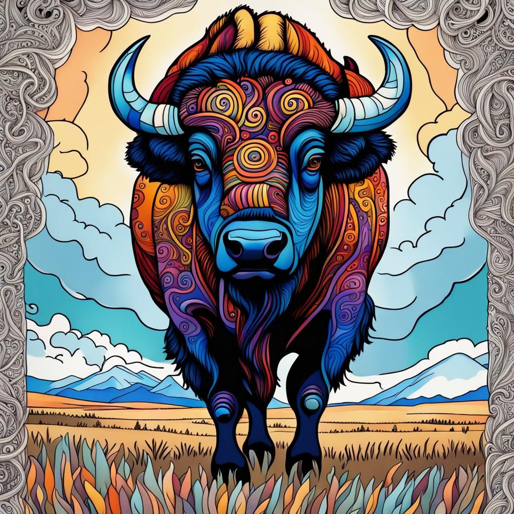 Bison - AI Generated Artwork - NightCafe Creator