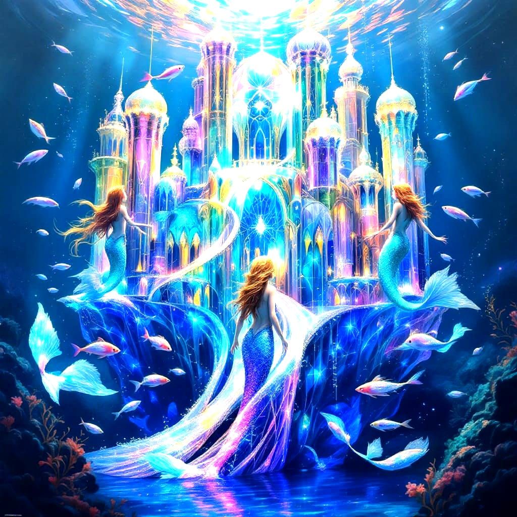 Mermaid Palace - Underwater Palace of Crystal Wonder
