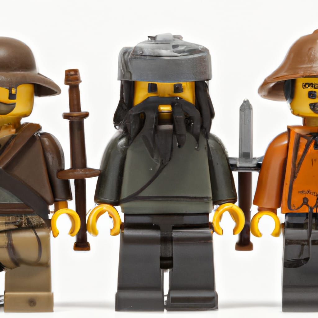 LEGO Mercenaries - AI Generated Artwork - NightCafe Creator