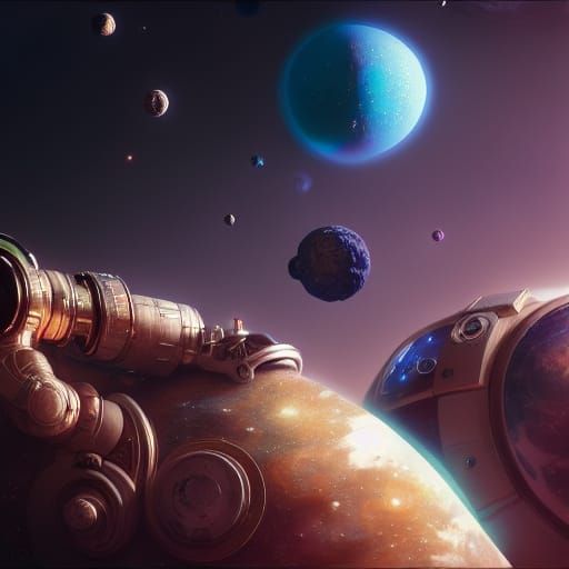 Outer Space - AI Generated Artwork - NightCafe Creator